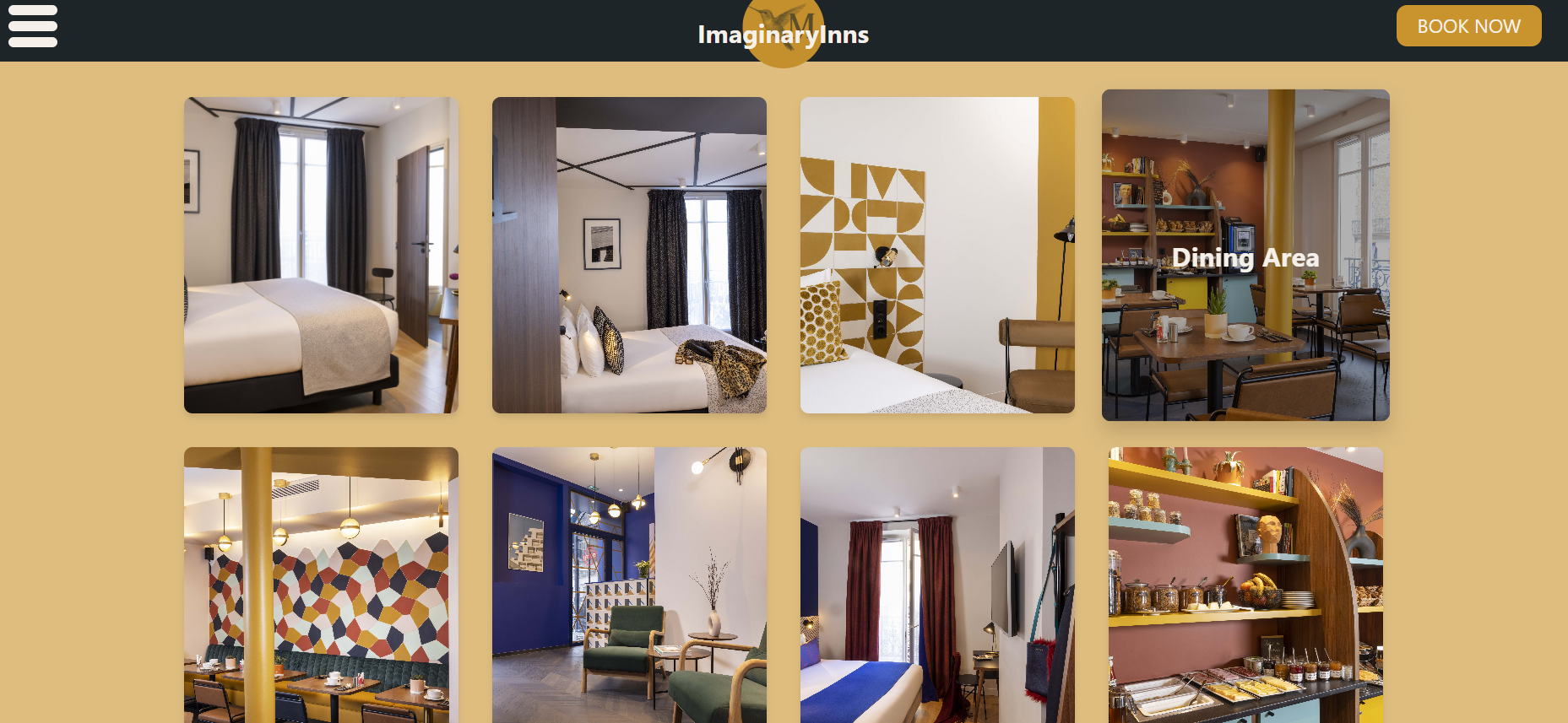 Business website - ImaginaryInns Hotel - Final Project